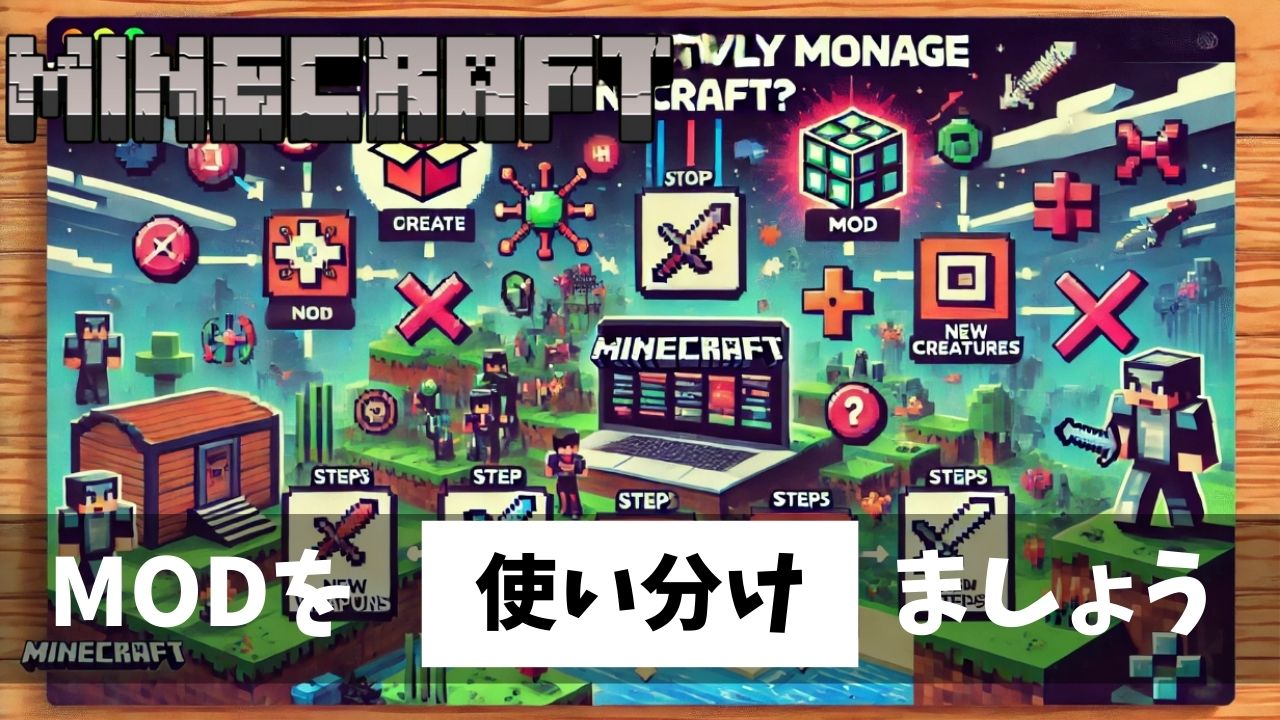 マイクラでMODを効果的に使い分ける方法 | ModFrontier【Minecraft】